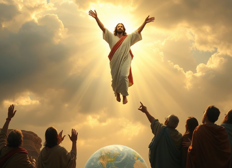 YESUS TERANGKAT KE SURGA. | Ekosistem Kolaborasi Digital Gereja Bersaudara